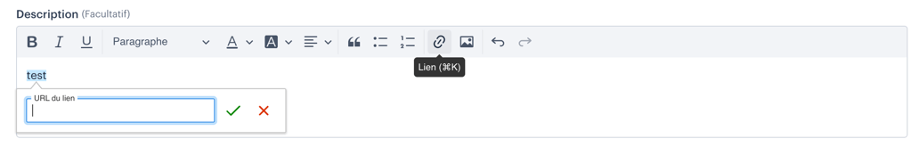 Créer un lien URL pour un document pdf